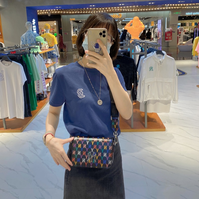 2022 new กระเป๋า MLB shoulder bag แท้ camera crossbody bags NY UNISEX ...