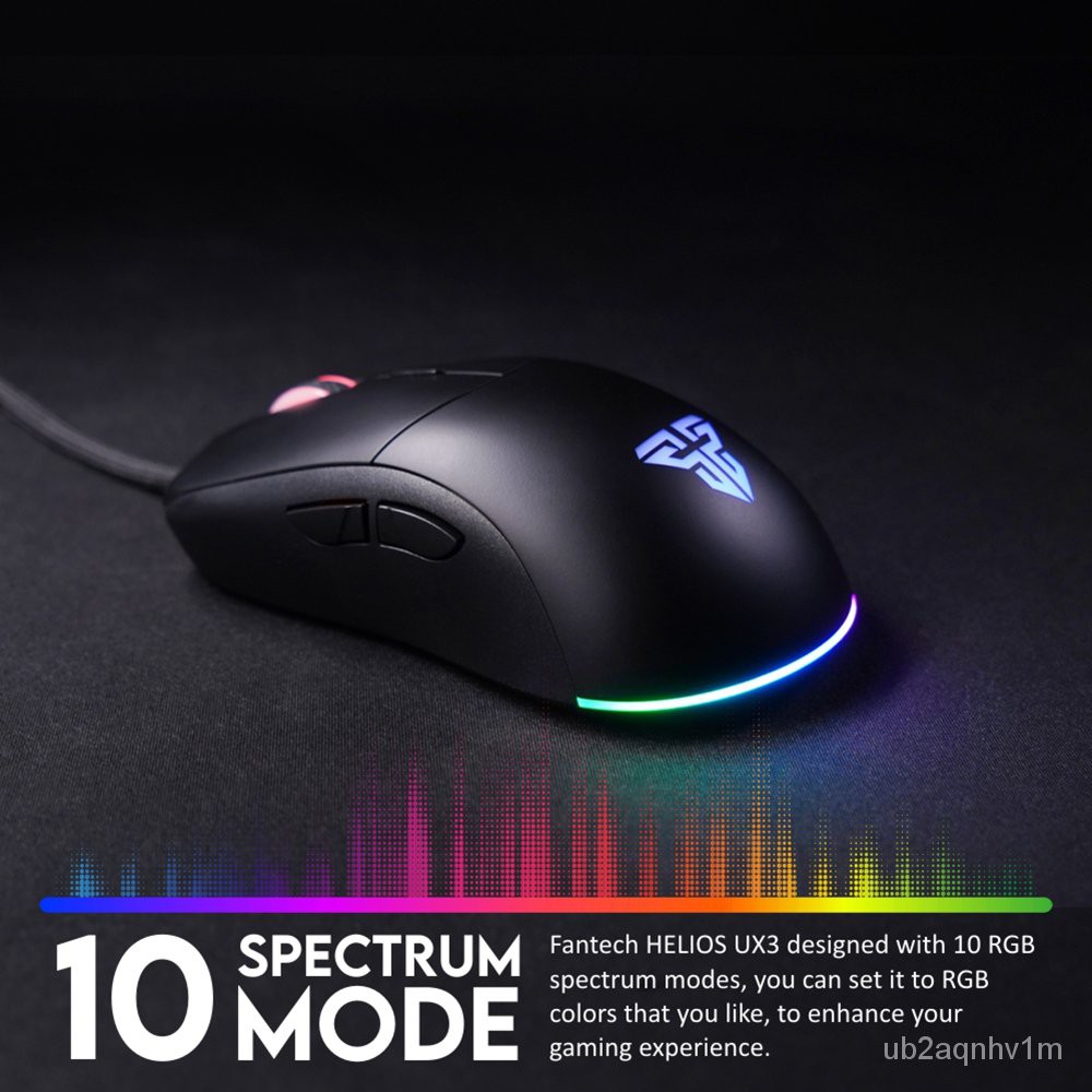 FANTECH UX3 Gaming Mouse PIXART 3389 16000DPI 69G Light Weight RGB ...