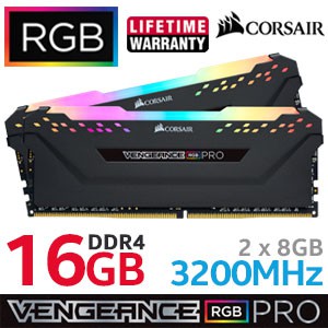 16GB (8GBx2) DDR4/3200 RAM PC (แรมพีซี) CORSAIR VENGEANCE RGB PRO SL ...