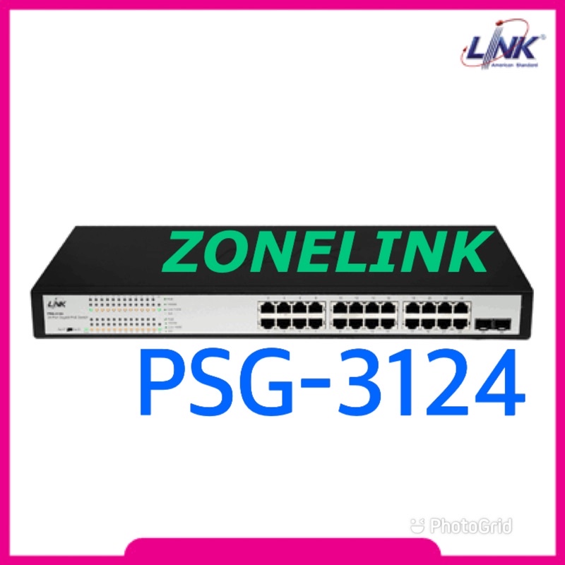 PSG-3124 Gigabit PoE Switch 24Port Link | Shopee Thailand