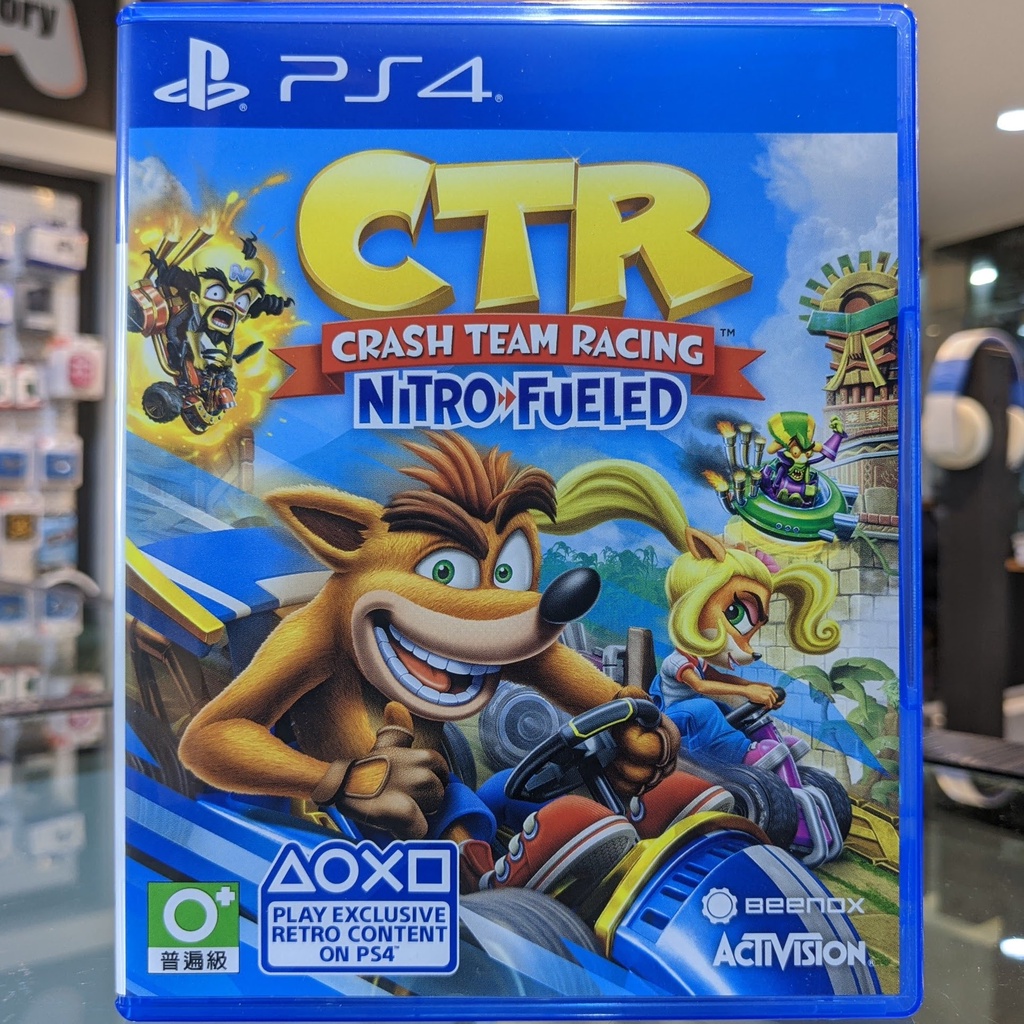 (ภาษาอังกฤษ) มือ2 PS4 CTR Crash Team Racing Nitro Fueled เกมPS4 แผ่นPS4 ...