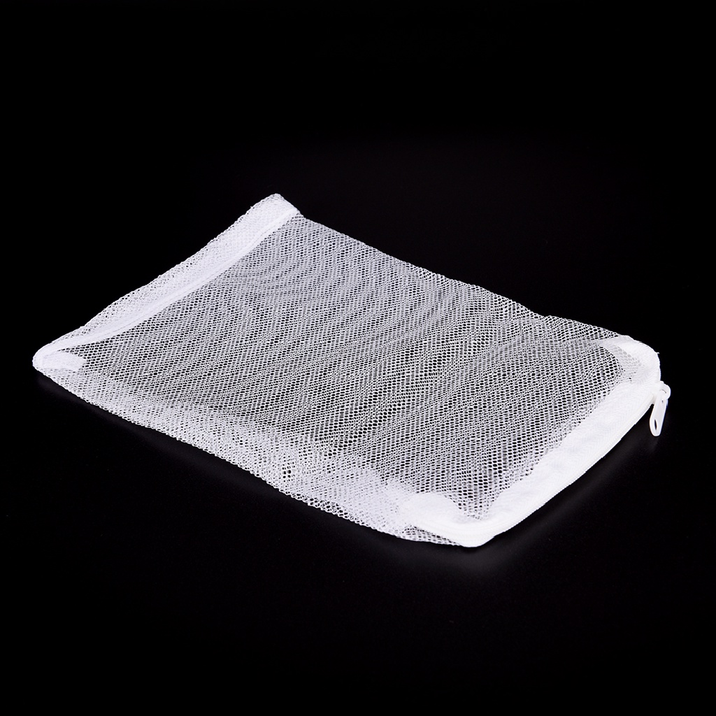 MA 10pcs filter media bags 20 x 15CM reusable aquarium fish tank pond ...