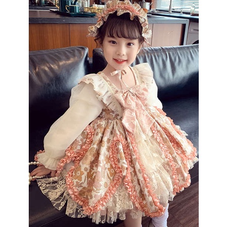 โลลิต้า สาวสาว lolo princess กระโปรงฤดูใบไม้ผลิเด็กใหม่ของเกาหลีตะวันตก ...