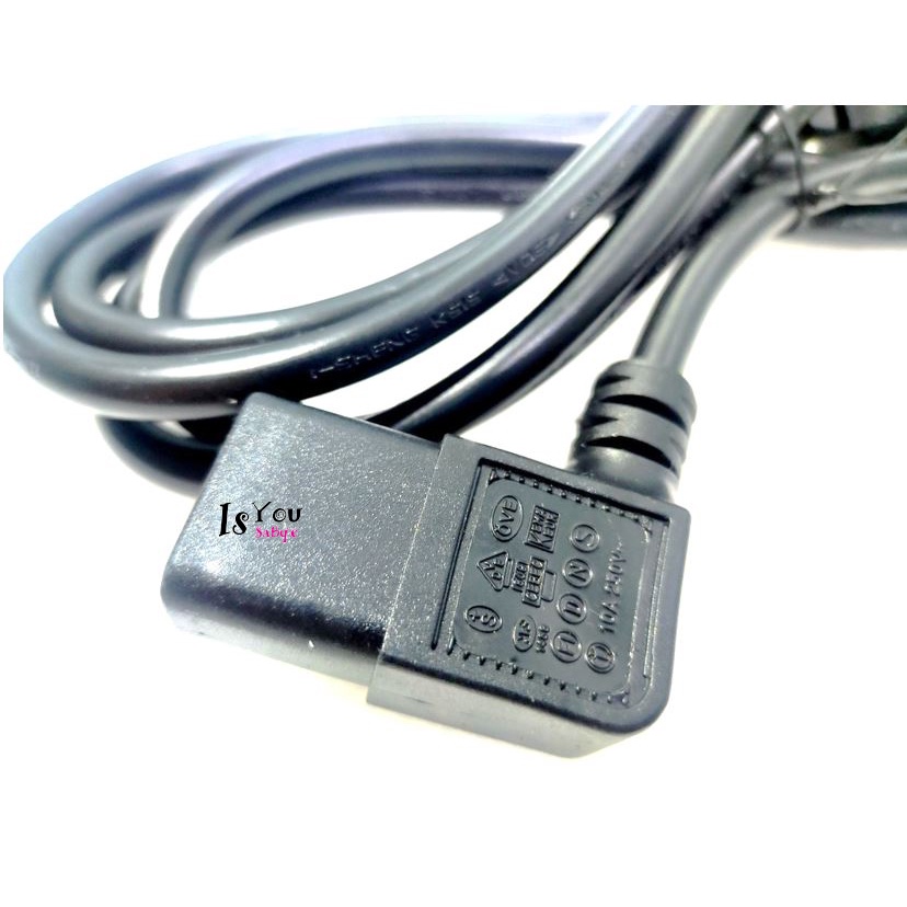 สายไฟ I-SHENG SP-022 IS-17 สายไฟกลม 2 ขาสายไฟ AC สายไฟยุโรปเสียบ Schuko ...