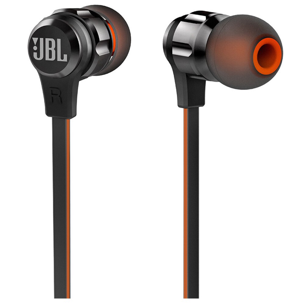 ใหม่ JBL T180A 3.5 มิลลิเมตรในหูหูฟังสเตอริโอแบบมีสายหูฟังเพลงออกแบบที่ ...