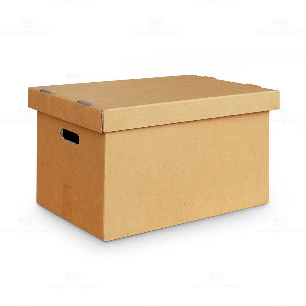 SC Paper-Pack กล่องใส่เอกสาร 5 ชั้น ฝาแยก 35.75x49.75x30.50cm (6 แฟ้ม ...