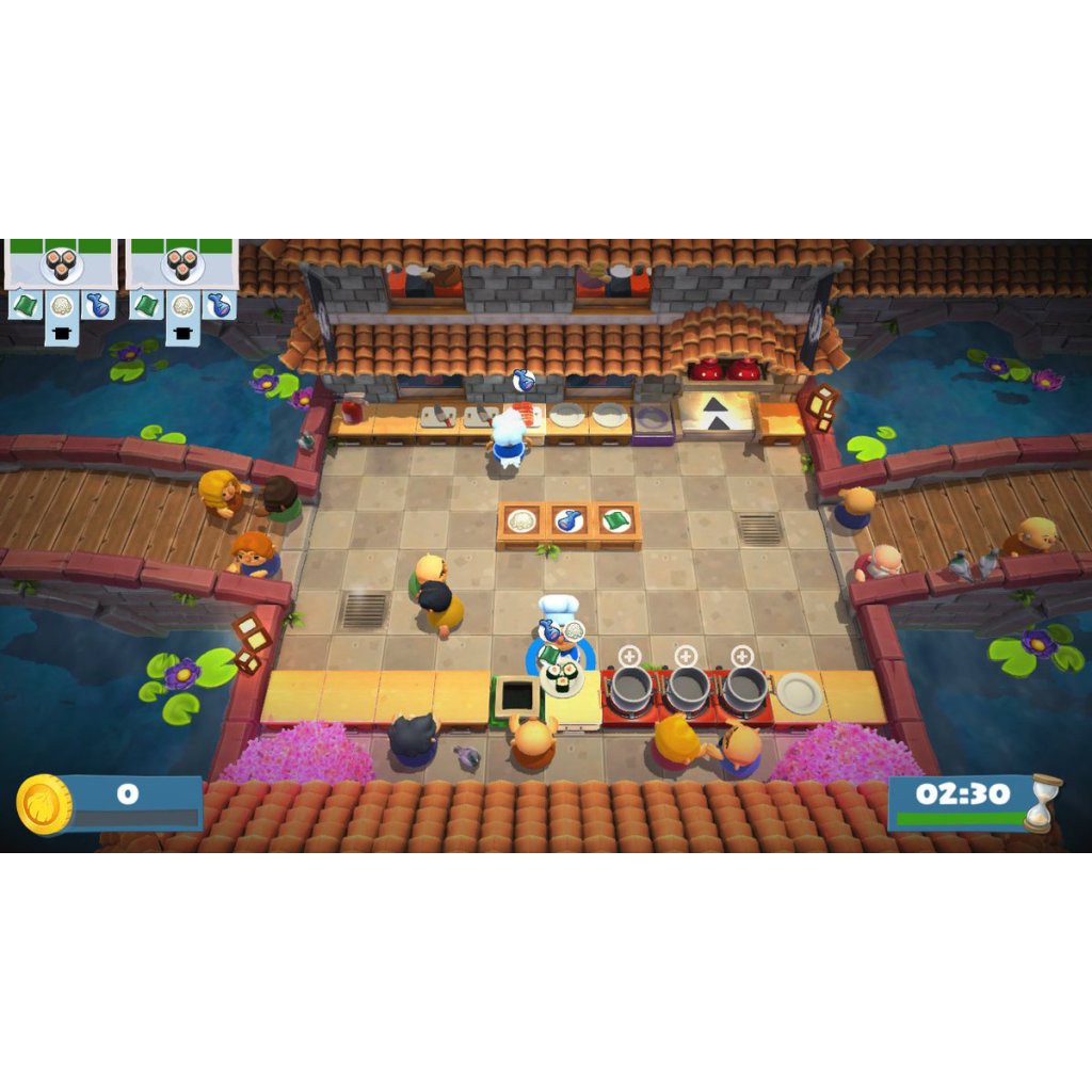 Nintendo Switch Overcooked Overcooked 2 แผ่นแท้ มือ1 overcook 1 2 ...