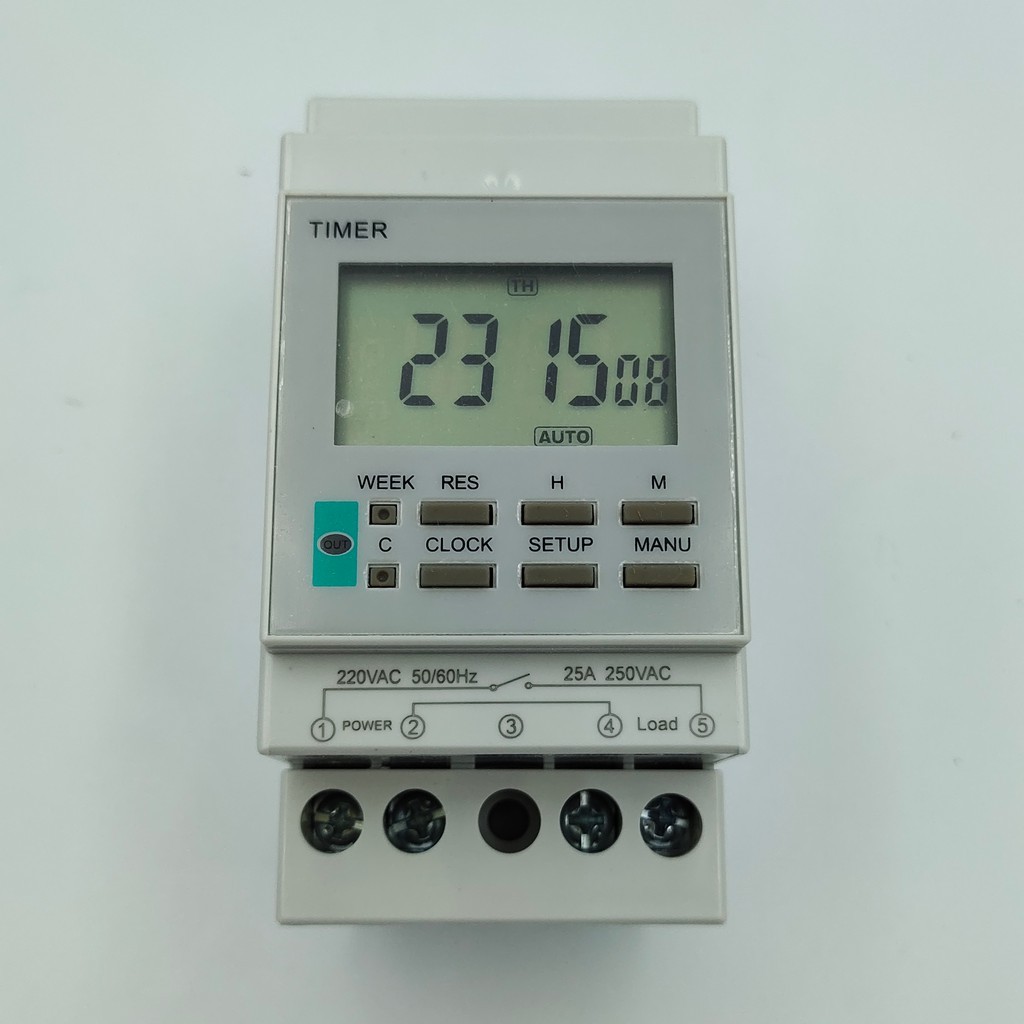 KG2516 WEEKLY PROGRAMMABLE ELECTRONIC TIMER TIMER SWITCH 7 DAYไทม์เมอร์ ...