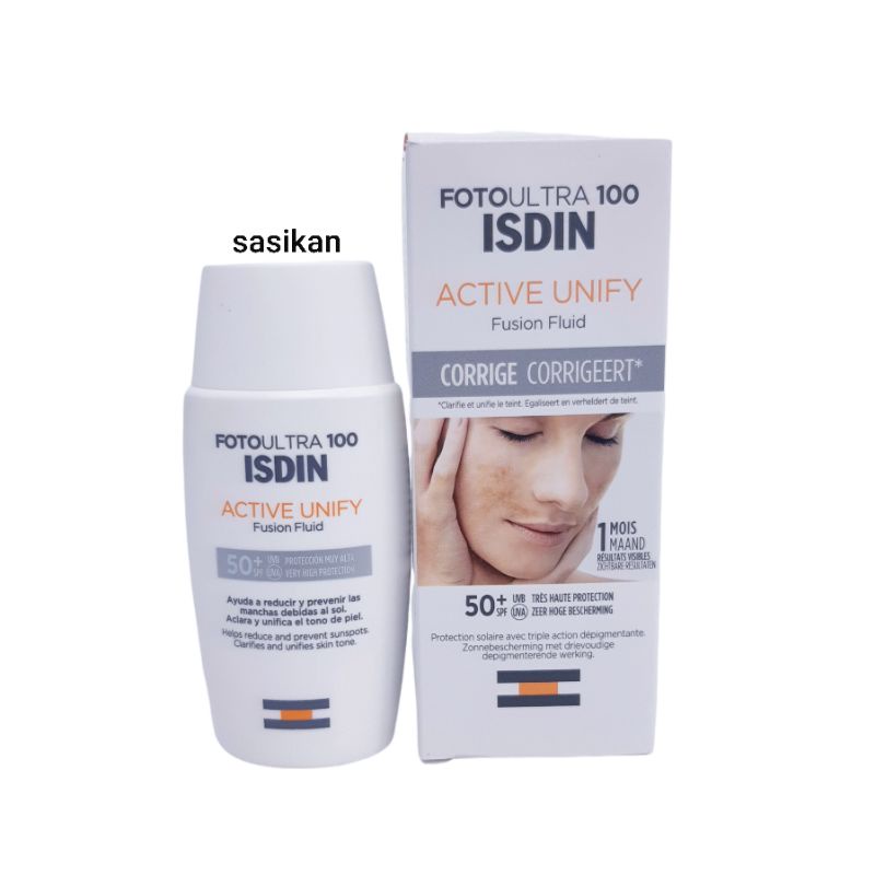ISDIN Fotoultra 100 Active Unify Fusion Fluid SPF50 50ml. - k.sasikan ...