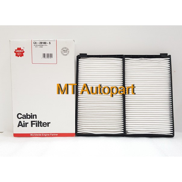 ชุดกรองอากาศ+กรองแอร์ ฮุนไดH1 SAKURA A-28550+CA-28180-S ไส้กรองอากาศ ...