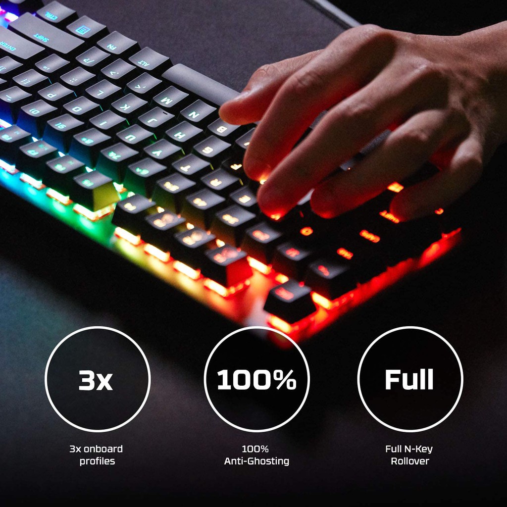 HyperX Keyboard Alloy Origins Red SW Mechanical Gaming Keyboard แป้น ...
