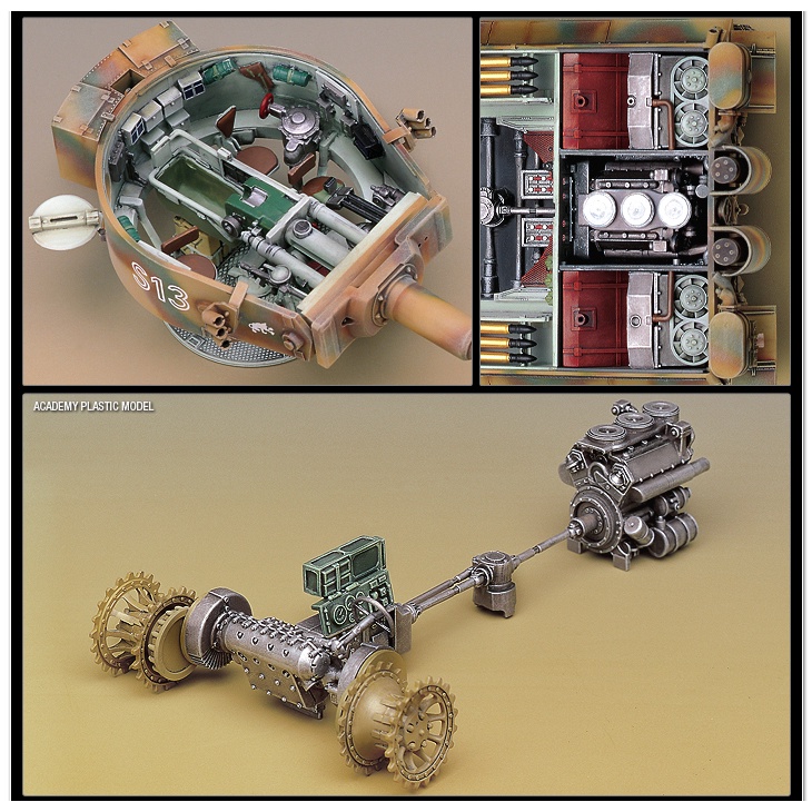 Academy 13239 TIGER-I EARLY VERSION 135 - konrakmodel - ThaiPick
