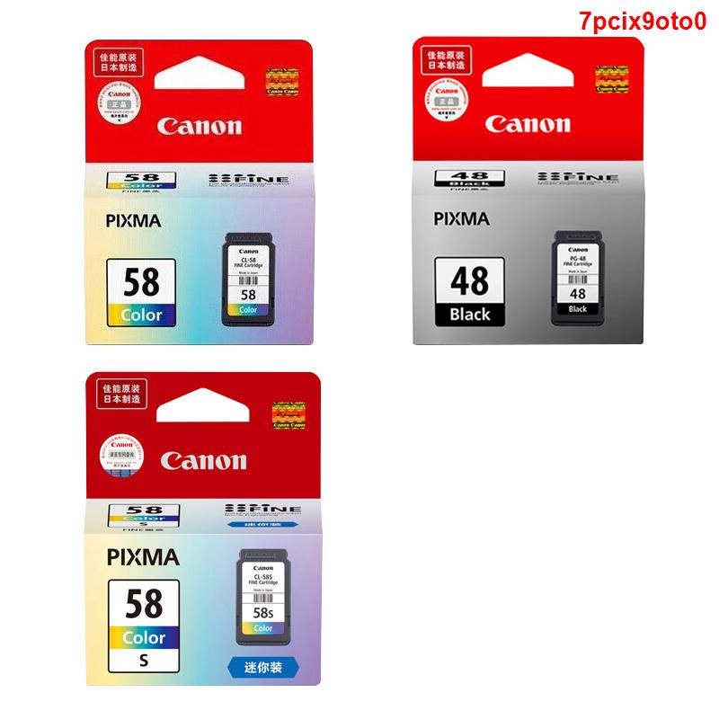 Canon E478 E408 ตลับหมึกเดิม PG-48 CL-58 ตลับหมึก E4280 E488 E468 E418 E478R E3480 เครื่องพิมพ์ ...