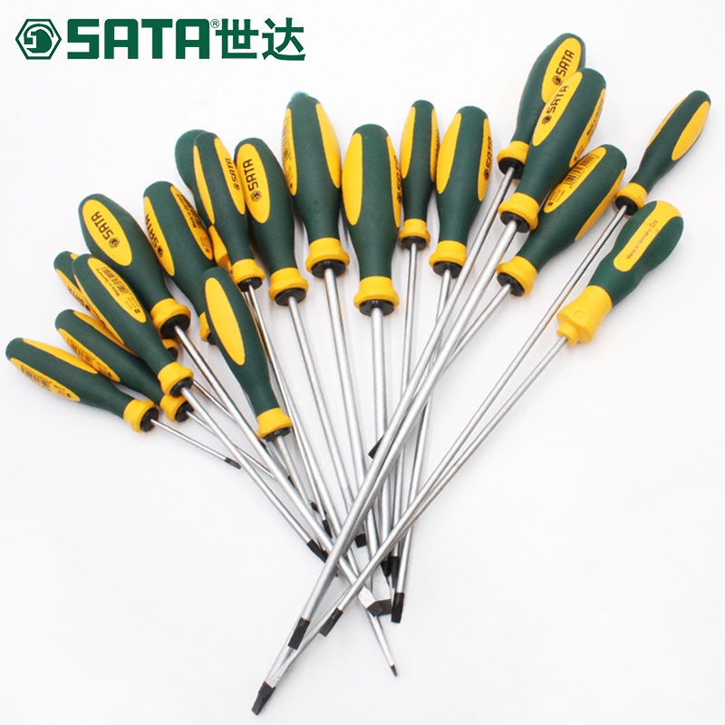 Shida tool one-word ไขควงปากแบนเยอรมันสามสี handle เยอรมันนำเข้าไขควง ...
