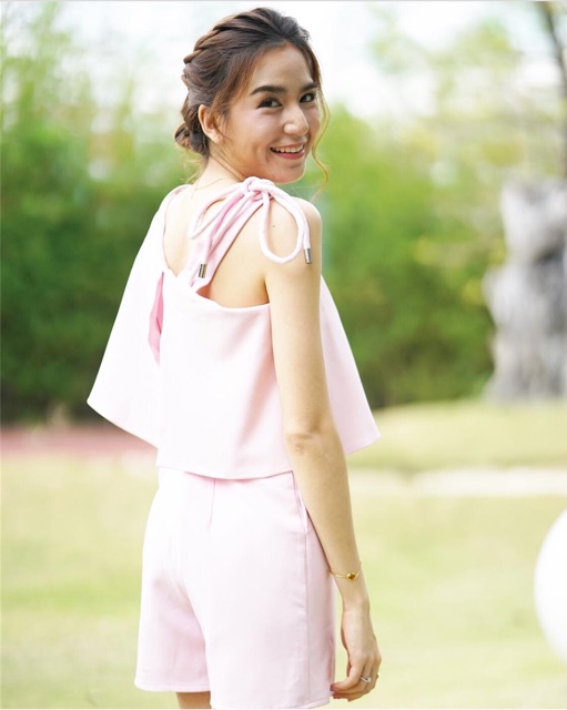 จั้มสูทให้นม mabebe สีชมพู - nachishinn - ThaiPick