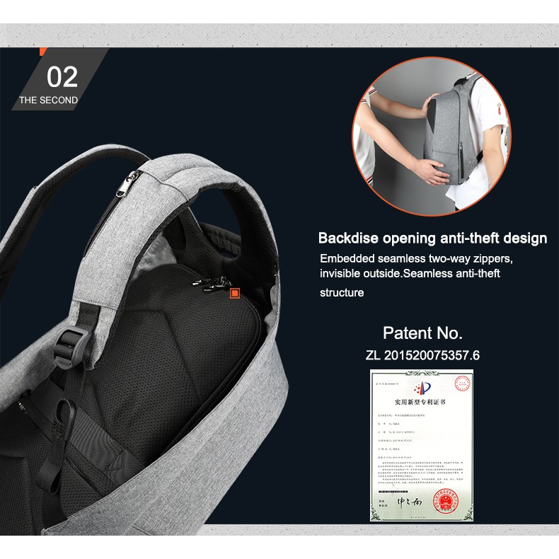 Tigernu T-B3622 2019 New arrival anti theft laptop backpack ...