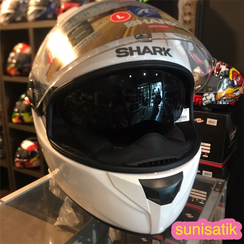 หมวกกันน็อค Shark Vision R สีขาว size M L - sunisatik - ThaiPick