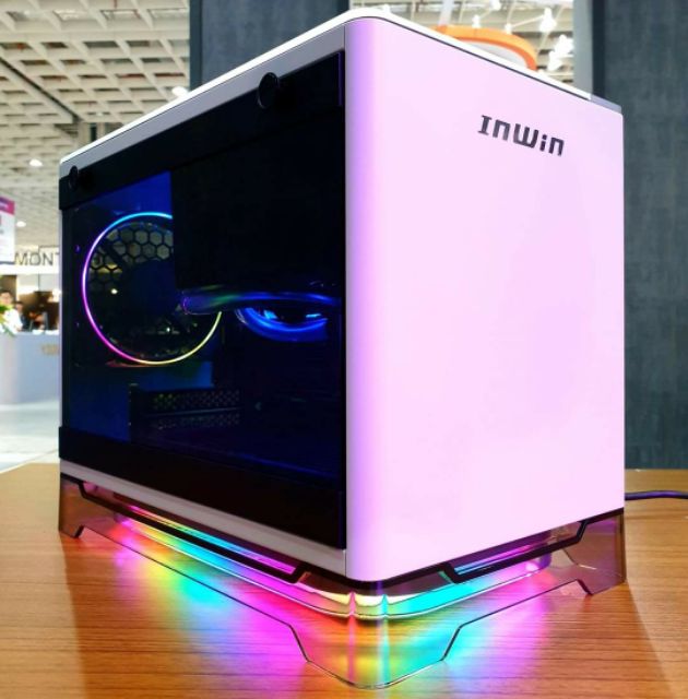mini ITX PC Case White InWin A1 Plus ARGB+PSU 650w 80+Gold ...