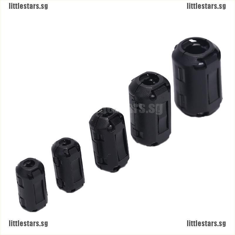 LUV 20 Clip-on Ferrite Ring Cable Clips Core RFI EMI Noise Suppressor ...