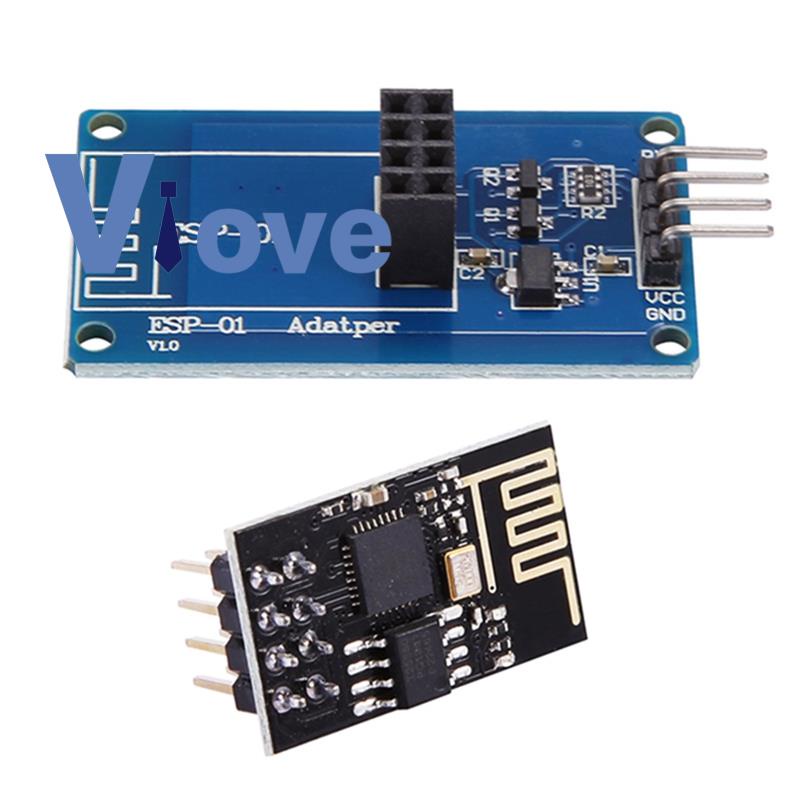 Esp-01S Esp8266 Serial ไร้สาย Ule + อะแดปเตอร์ Esp-01 สําหรับ Arduino ...