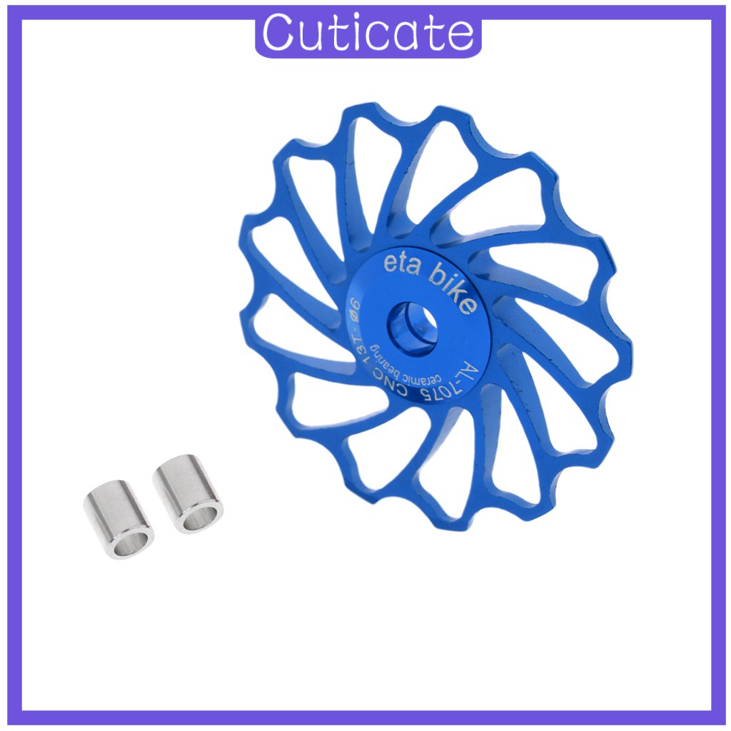 [CUTICATE] 13T Bicycle Ceramic Bearing Jockey Wheel Pulley Bike Rear Derailleur - cuticate.th ...