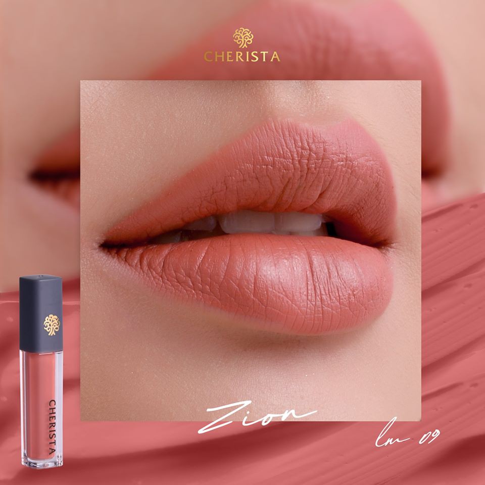 ลิปสติกเนื้อแมท Cherista LM09 Zion สีส้มปะการัง - narimpak_635 - ThaiPick