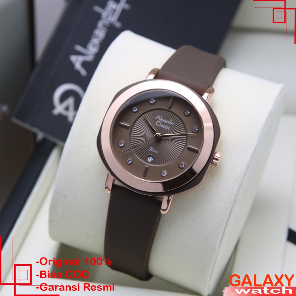 Alexander CHRISTIE ของแท้ นาฬิกาข้อมือ รับประกัน 1 ปี สําหรับผู้หญิง AC ...