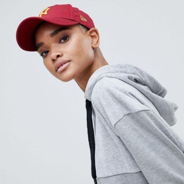 พร้อมส่ง หมวก NY New Era 9Forty Exclusive Berry Cap With Mustard Logo ...