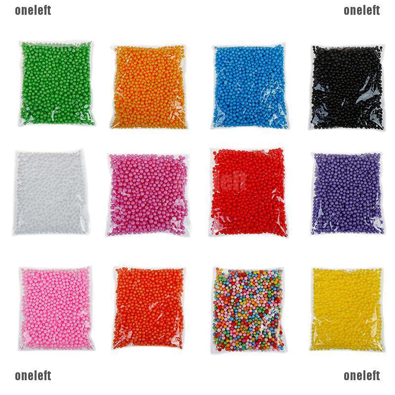 jak* 7-9mm DIY snow mud particles accessories tiny foam ball beads snow ...