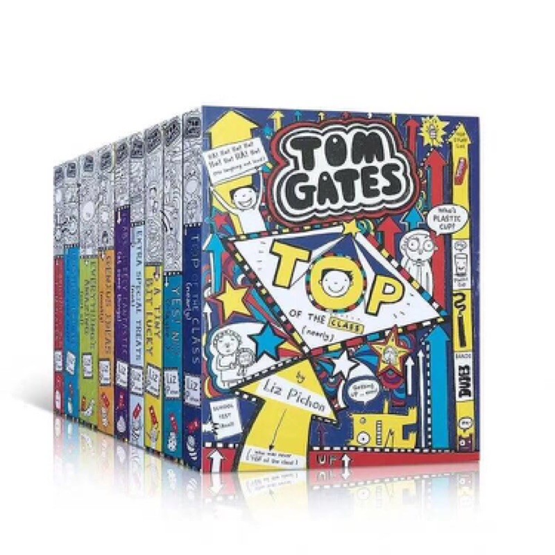 Tom Gates English Comic 10 Books Set By Liz Pichon - kidsbookcm - ThaiPick