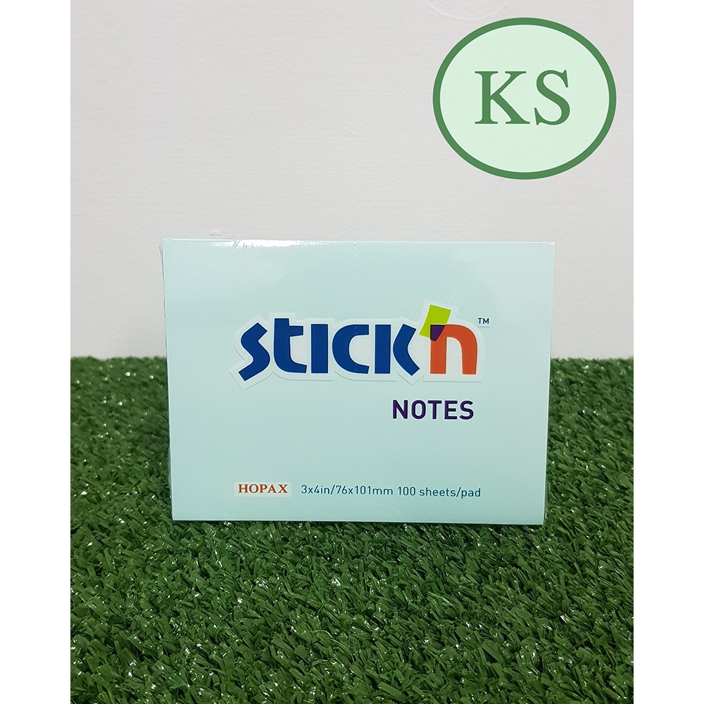 กระดาษโพสอิท STICK'N ขนาด 3*4 สีฟ้า | Shopee Thailand
