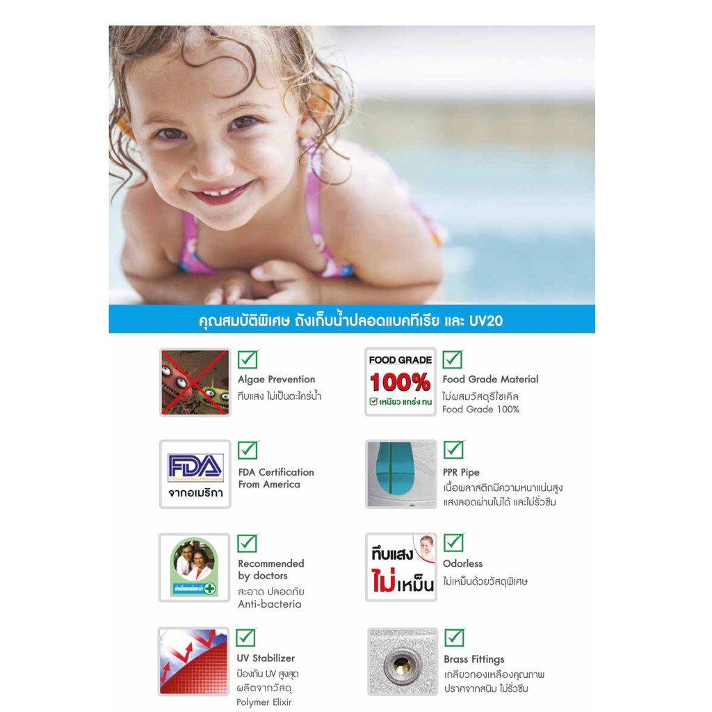 DOS ถังเก็บน้ำบนดิน NATURA NANO (มี 2 สี) - krwatsadu - ThaiPick