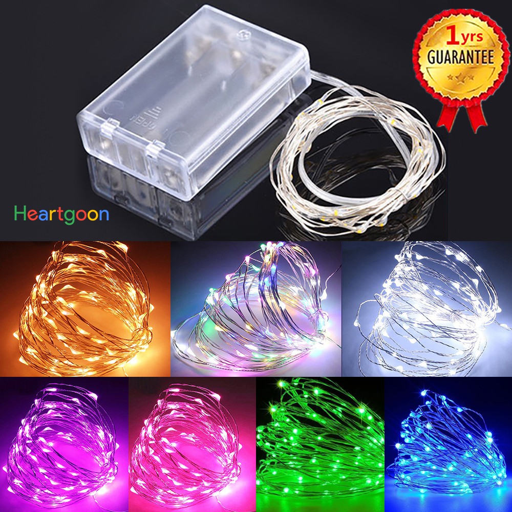 1/2/3/5/10M Decorative Led Lights, Decorated With Copper Wire Lighting ...