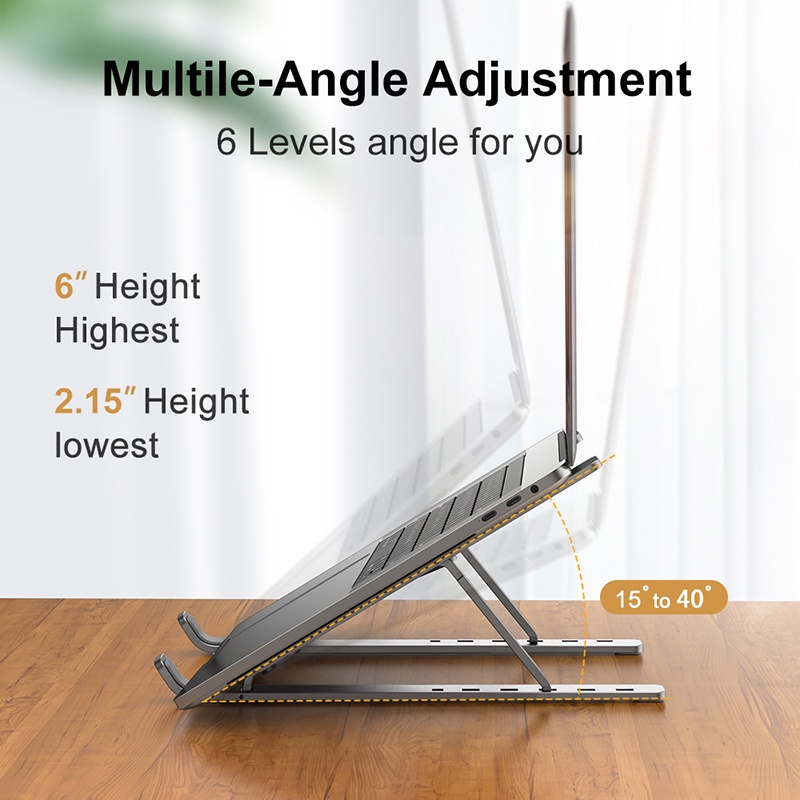 Portable Laptop Stand Aluminum Notebook Support Computer Bracket Holder ...