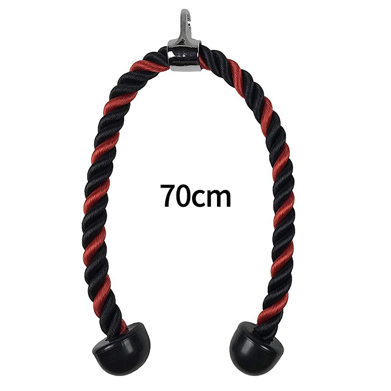 70cm Triceps Rope Pull Down Cord Heavy Duty Rope for Home Gym Workout ...