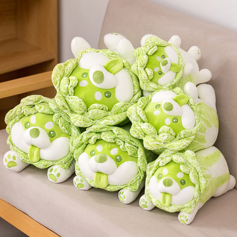 Hot StockCute Creative Buttocks Cabbage Shiba Inu Dog Japan Vegetable ...