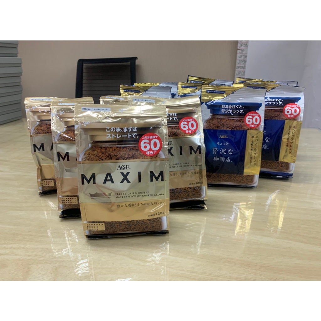 AGF MAXIM COFFEE กาแฟแม็กซิม แบบถุงเติม (ปริมาณ 120 กรัม ชงได้นานถึง 60 ถ้วย) - sba.store - ThaiPick