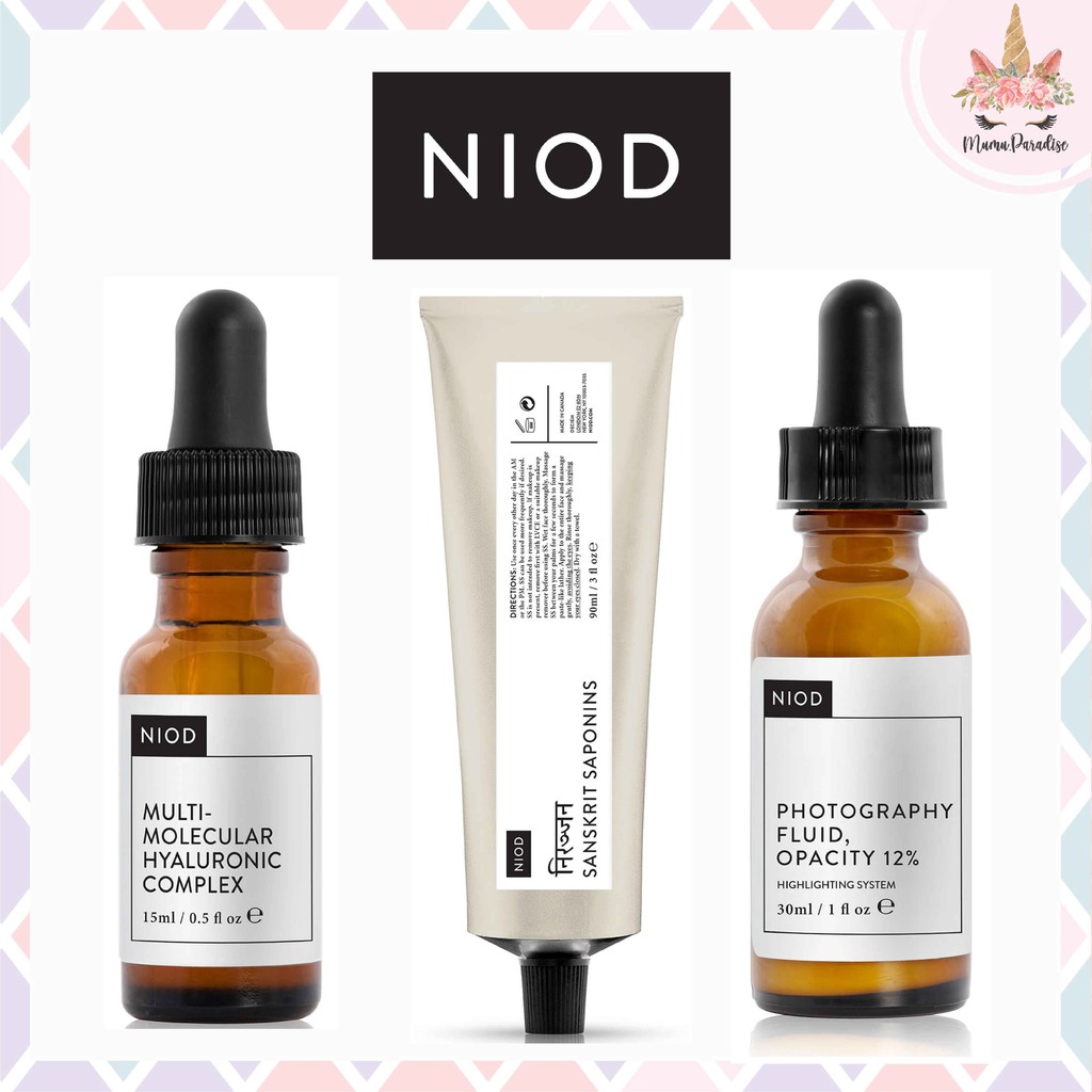 *พร้อมส่ง/ของแท้‼️* Niod Skincare Hyaluronic/ Sanskrit/ Photography ...