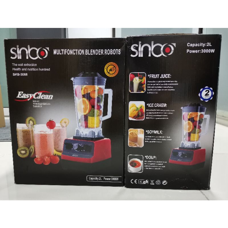 NEW!! Original Sinbo Dual-Function High Power Food Processor Ice ...