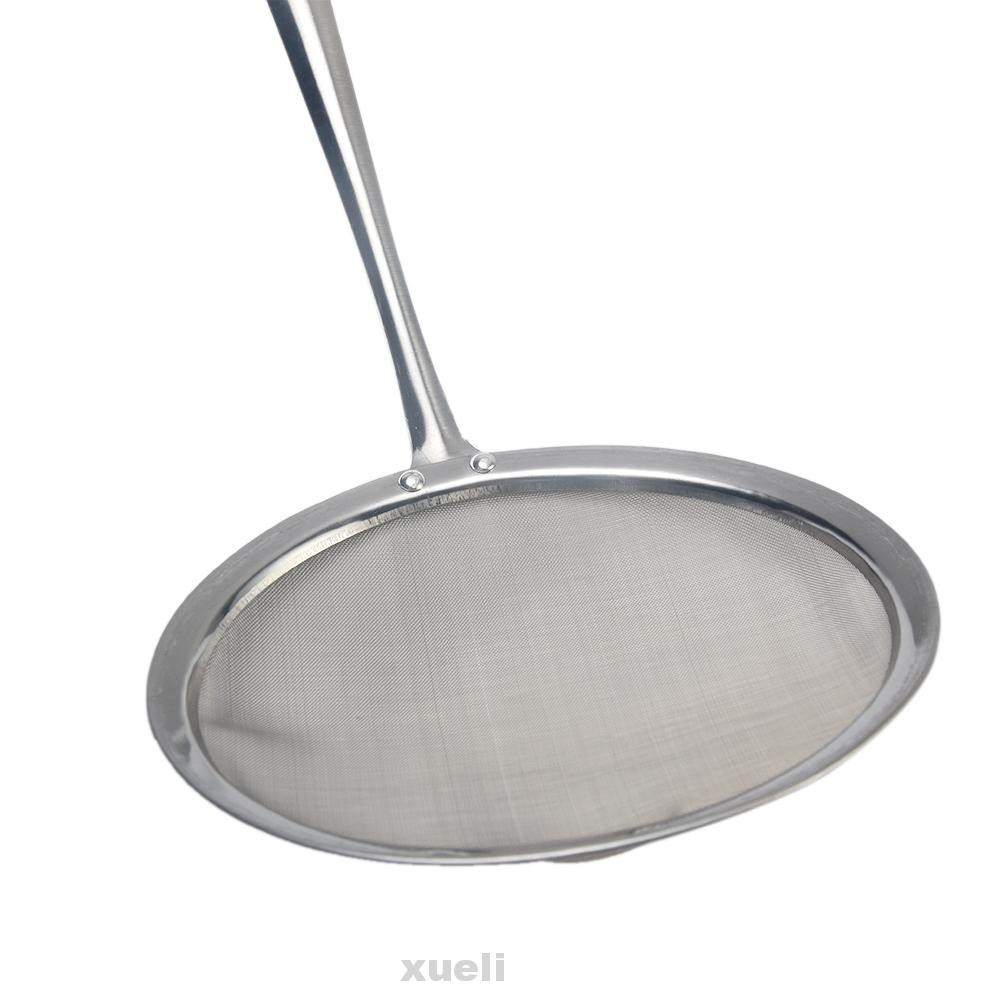 Big Stainless Steel Fine Mesh Strainer Flour Colander Sieve Kitchen ...
