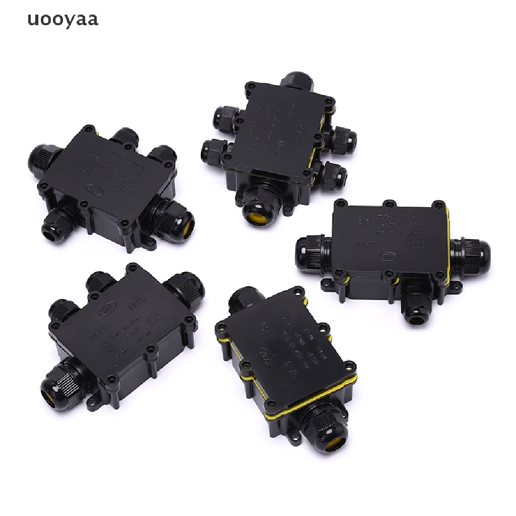 4 Way Underground LED Light Junction Box 3 Port Waterproof Outdoor ...