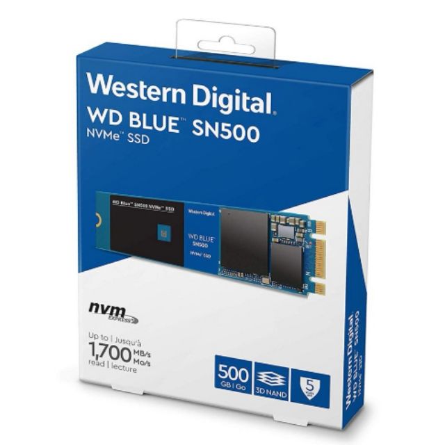 500GB SSD WD BLUE SN500 ประกัน 5 ปี ของใหม่ ไม่ผ่านการใช้งาน ...