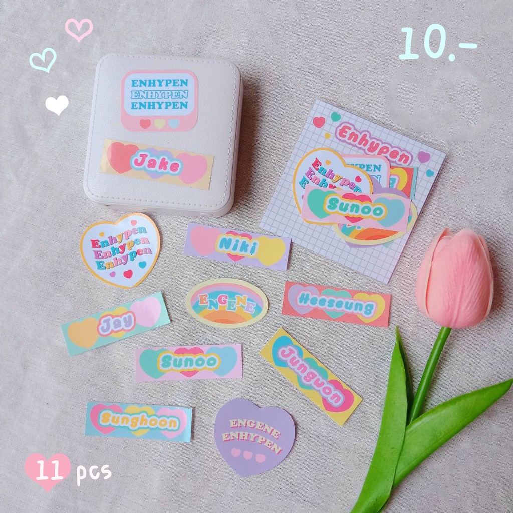 ENHYPEN sticker nametag (dicut) - engene.nn - ThaiPick