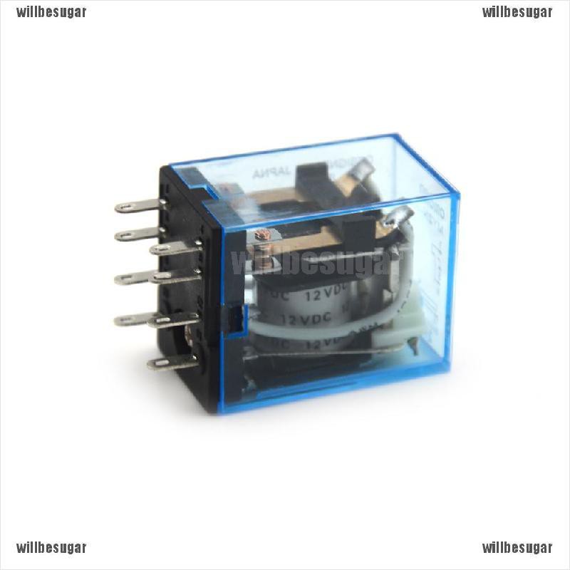 willbesugar MY2P HH52P MY2NJ relay DC 12V coil general purpose DPDT ...