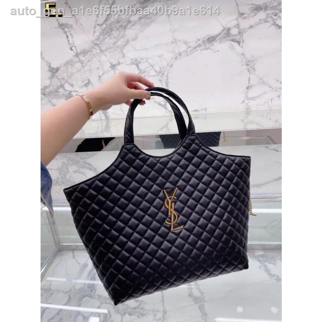 YSL Shopping Bag Stitched Texture Hand Practical Convenient And Modern ...