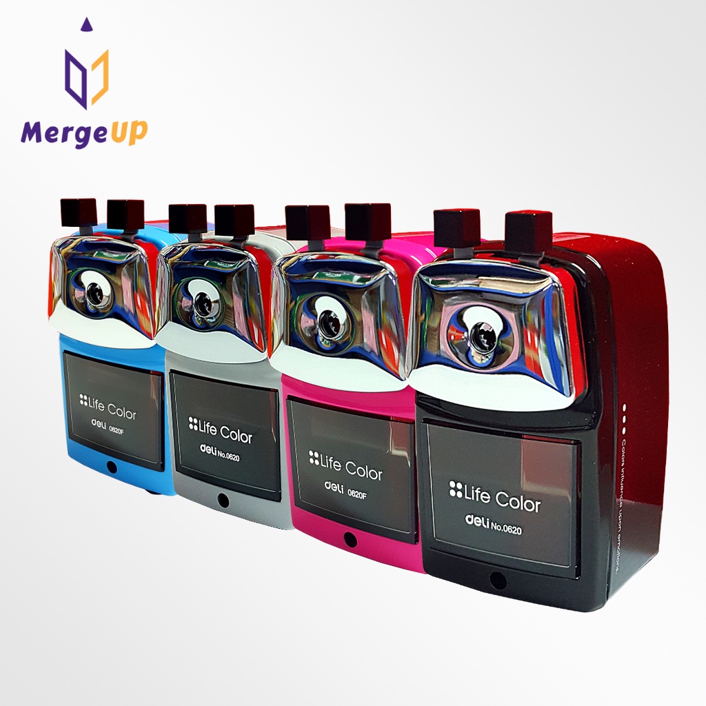 เครื่องเหลาดินสอ เดลี่ Deli No.0620, No.0620F เหล็ก มือหมุน กบเหลาดินสอ ...