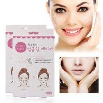 Dodo Label V-Shape สติ๊กเกอร์แปะหน้าเรียว 40 ชิ้น นวัตกรรมจากเกาหลี ลดเหนียง ยกหางตา ลดโหนกแก้ม ...