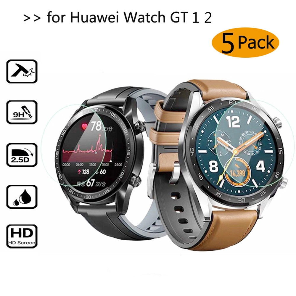 กระจกนิรภัยกันรอยหน้าจอสําหรับ Huawei Watch GT 2 1 Magic Watch GT 135 ...