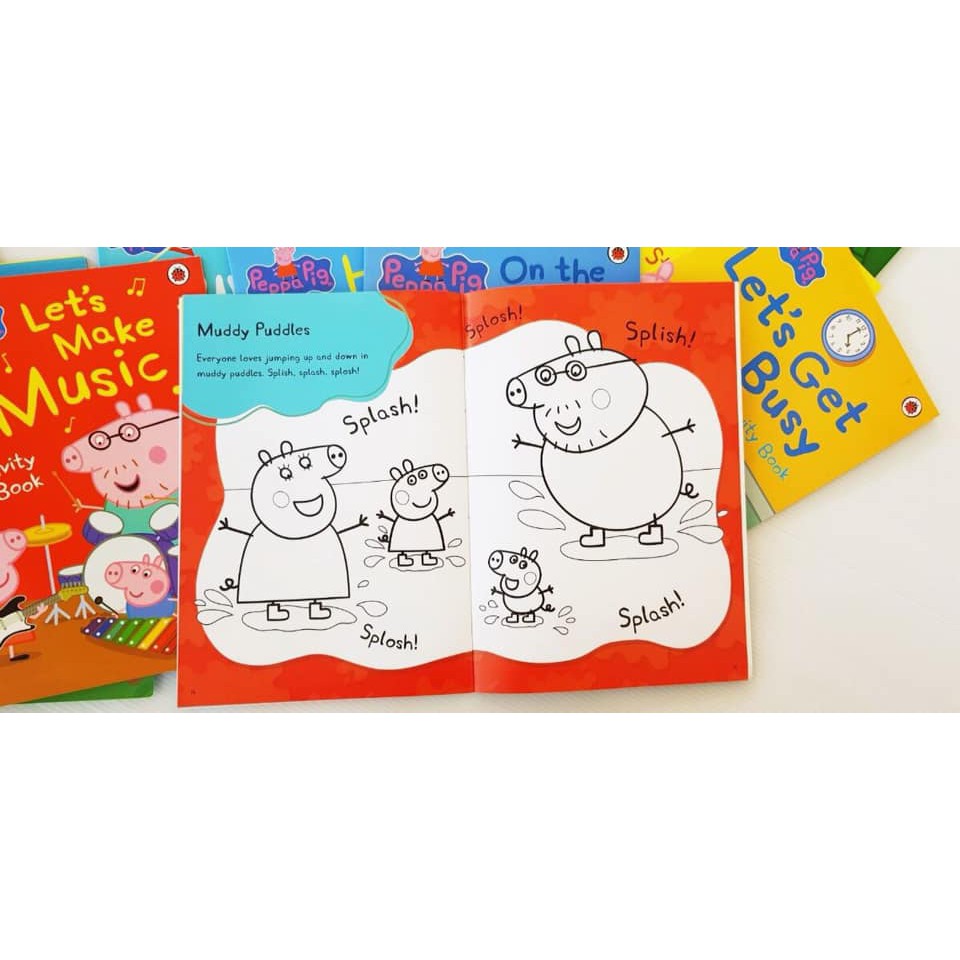 Peppa Pig Activity & Sticker Book (New!!! 16 Books) - kidstoyskrupoom ...