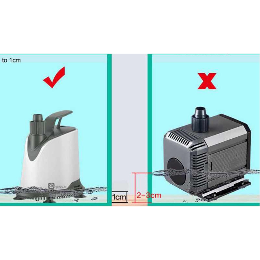 SUNSUN XGP-3500L ปั๊มน้ำตู้ปลา บ่อปลา กำลังไฟ 90w 3500ลิตร/1ช.ม. ปั้มน้ำ ปั๊มแช่ ปั๊มน้ำพุ ปั๊ม ...